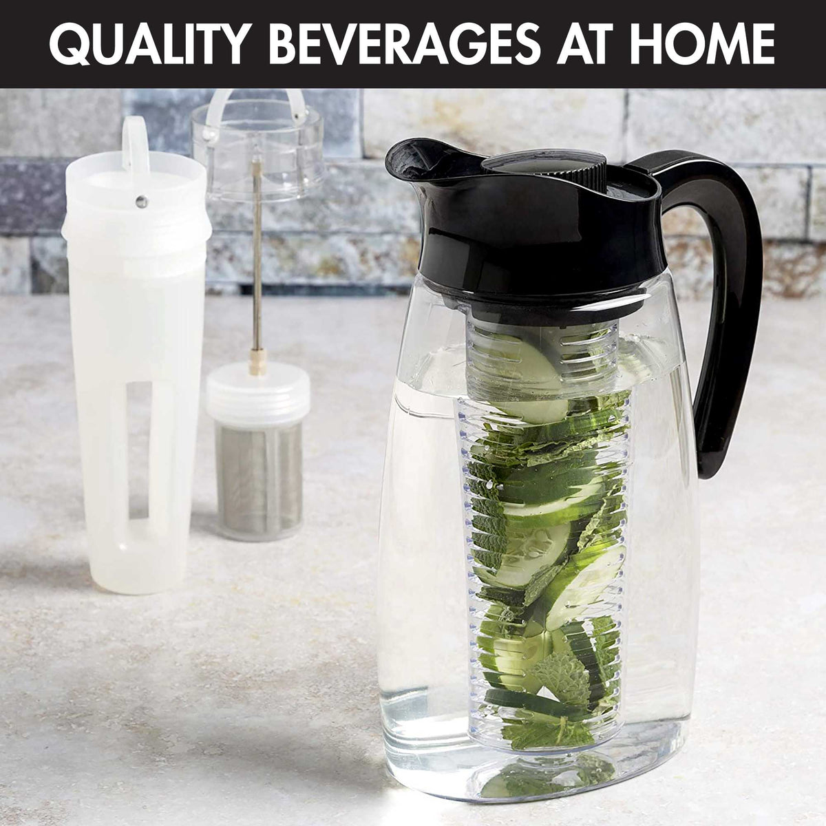 Primula Flavor It Pitcher, 2.9 Qt, Tea, Infusion, and More