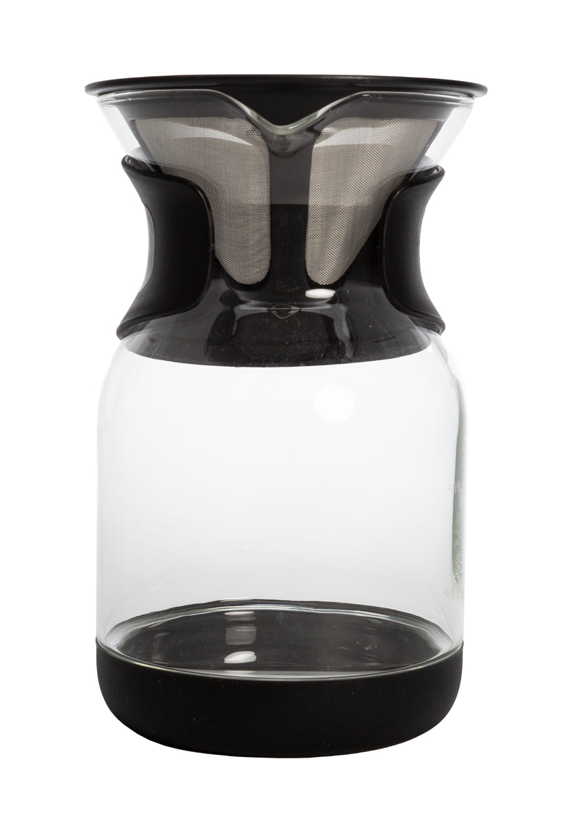 Pour Over Coffee Maker, 8 Cup / 40 oz, Temperature Safe Glass with Sta